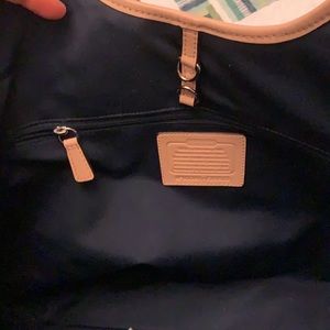 Coach | Bags | Like New Blue Signature Coach Factory Large Tote | Poshmark